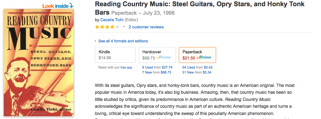 Research Guide | Country Music Project