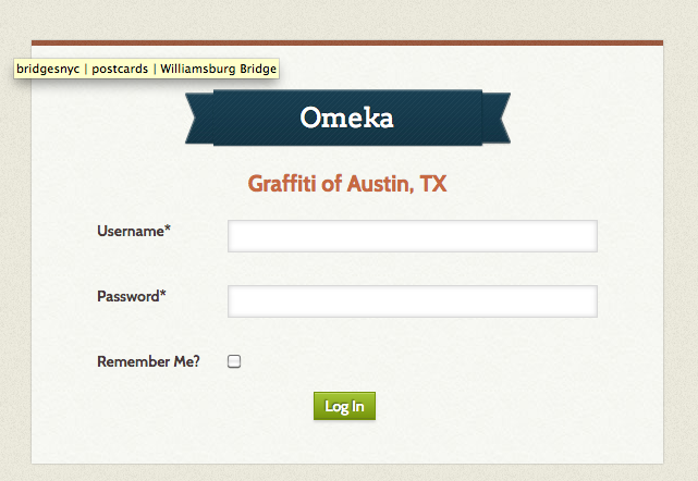 Walkthrough: posting to Omeka | Visual Rhetoric